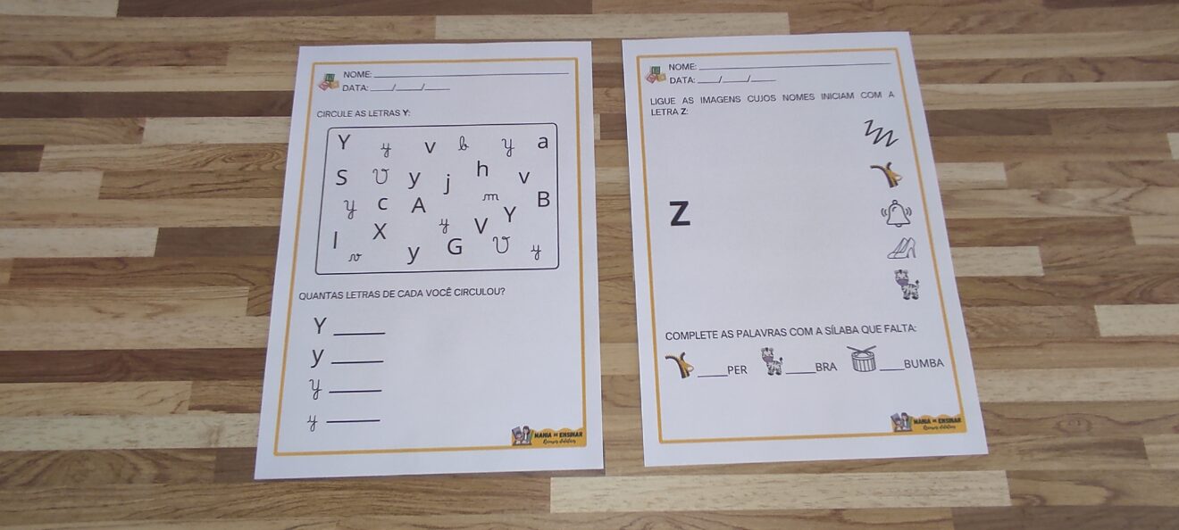 Textos e atividades – Letras W, X, Y e Z – Mania de Ensinar Recursos ...