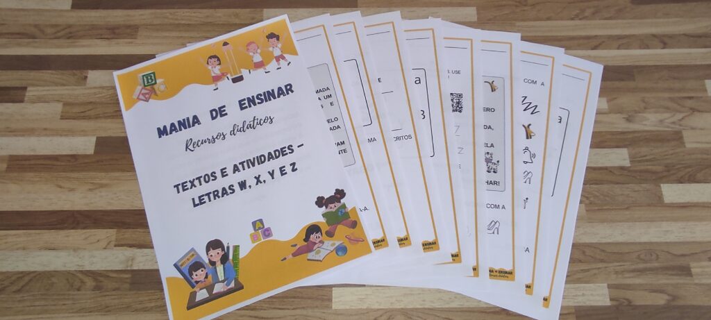 Textos e atividades – Letras W, X, Y e Z – Mania de Ensinar Recursos ...